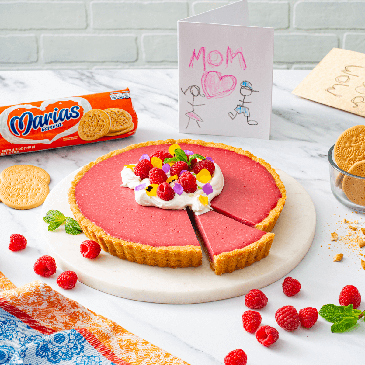 Marias Gamesa® Raspberry Cookie Tart