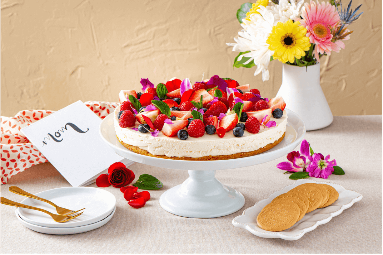 Marias Gamesa® Cookie No Bake Berry Cheesecake